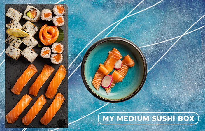 My medium sushi Box (solo pranzo) - Taiyo - Ristorante Sushi Torino