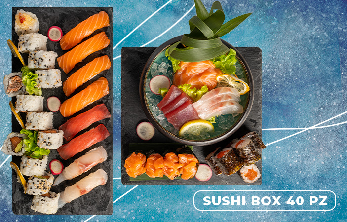 Sushi Box 40pz - Taiyo - Ristorante Sushi Torino